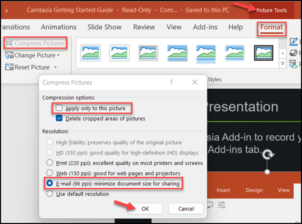 How To Compress Images In PowerPoint